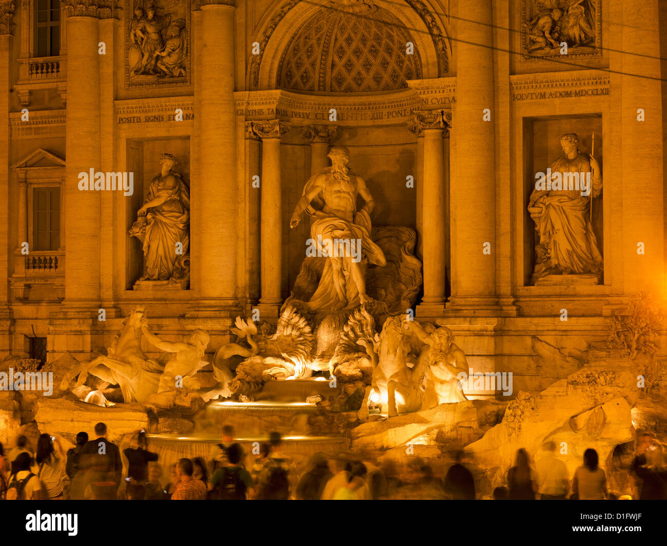 Trevi fountain, Rome, Lazio, Italy, Europe Stock Photo - Alamy