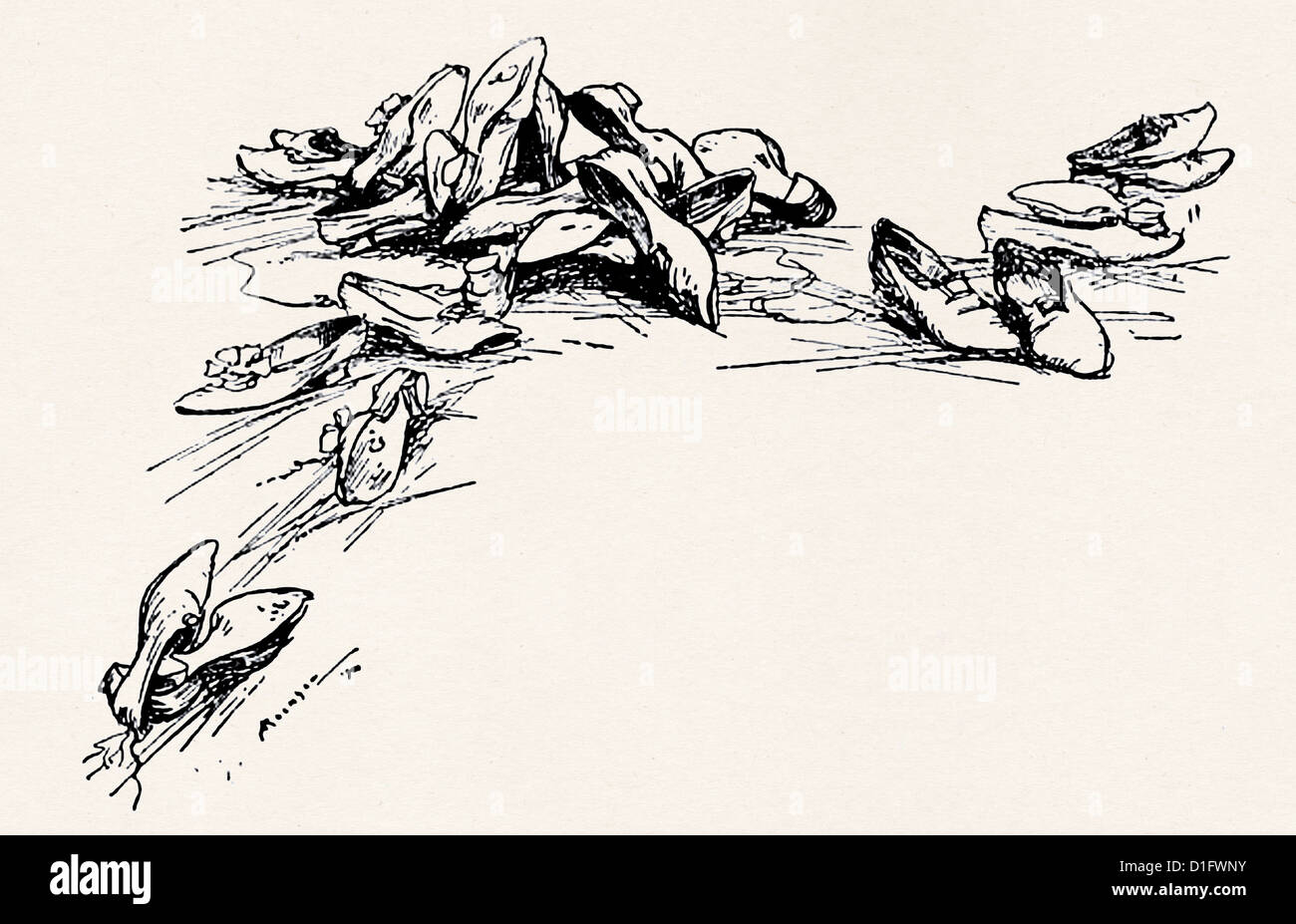 The Shoes that Were Danced to Pieces Stock Photo - Alamy