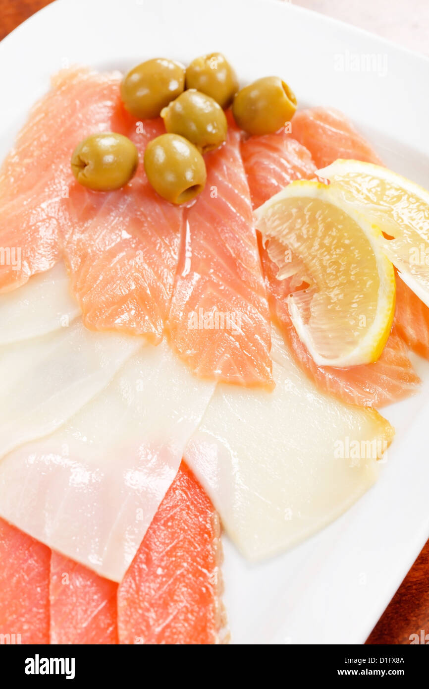 pieces of fish Stock Photo - Alamy