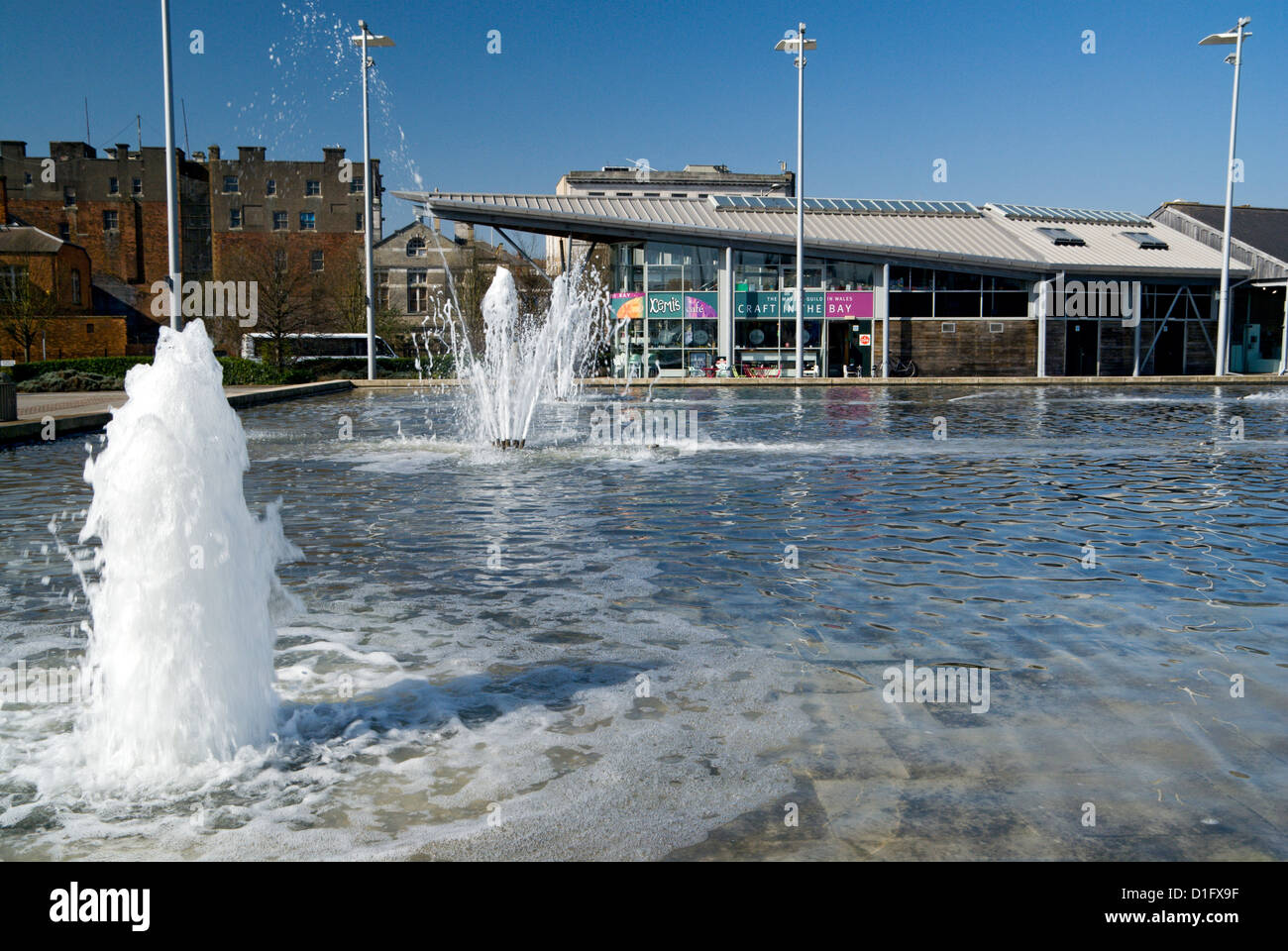 crafts in the bay shop and gallery cardiff bay wales uk Stock Photo - Alamy