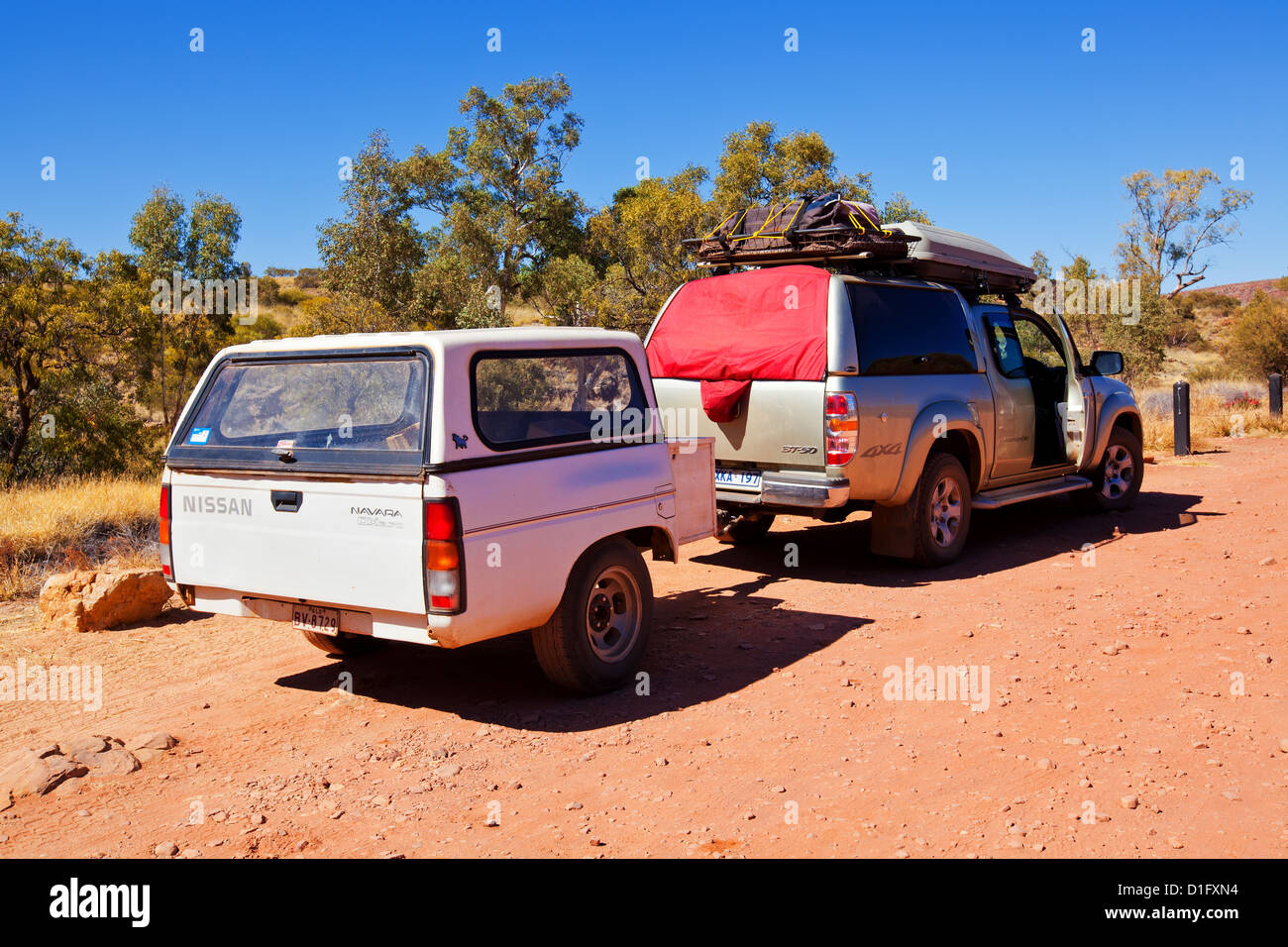 Recreational Vehicle and trailer Stock Photo - Alamy