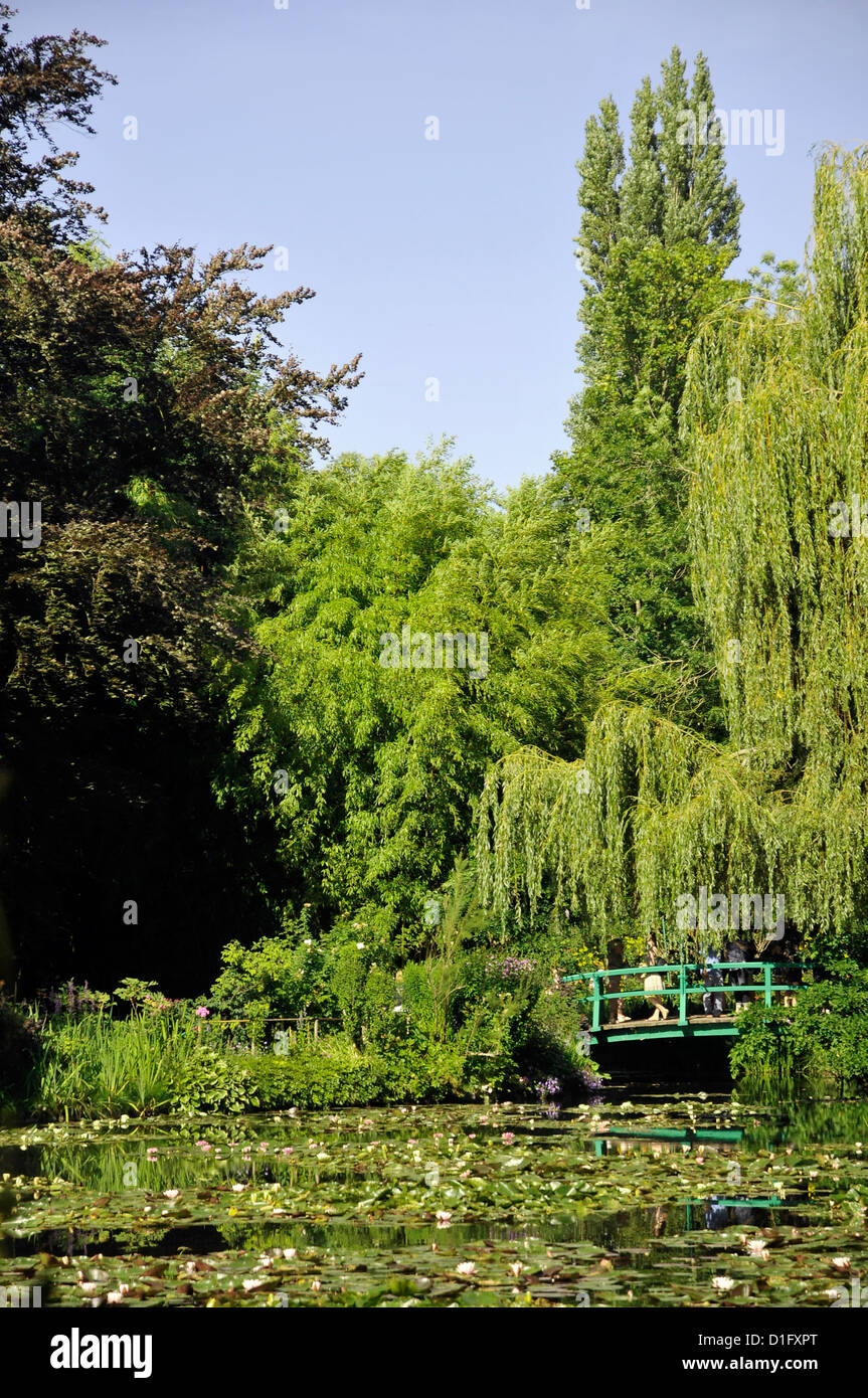 Claude Monet's garden in Giverny, France Stock Photo - Alamy