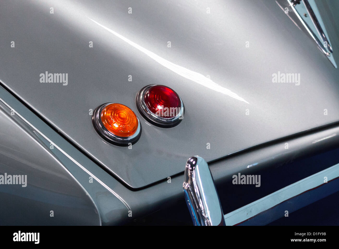 Rear light cluster on a vintage car Stock Photo - Alamy