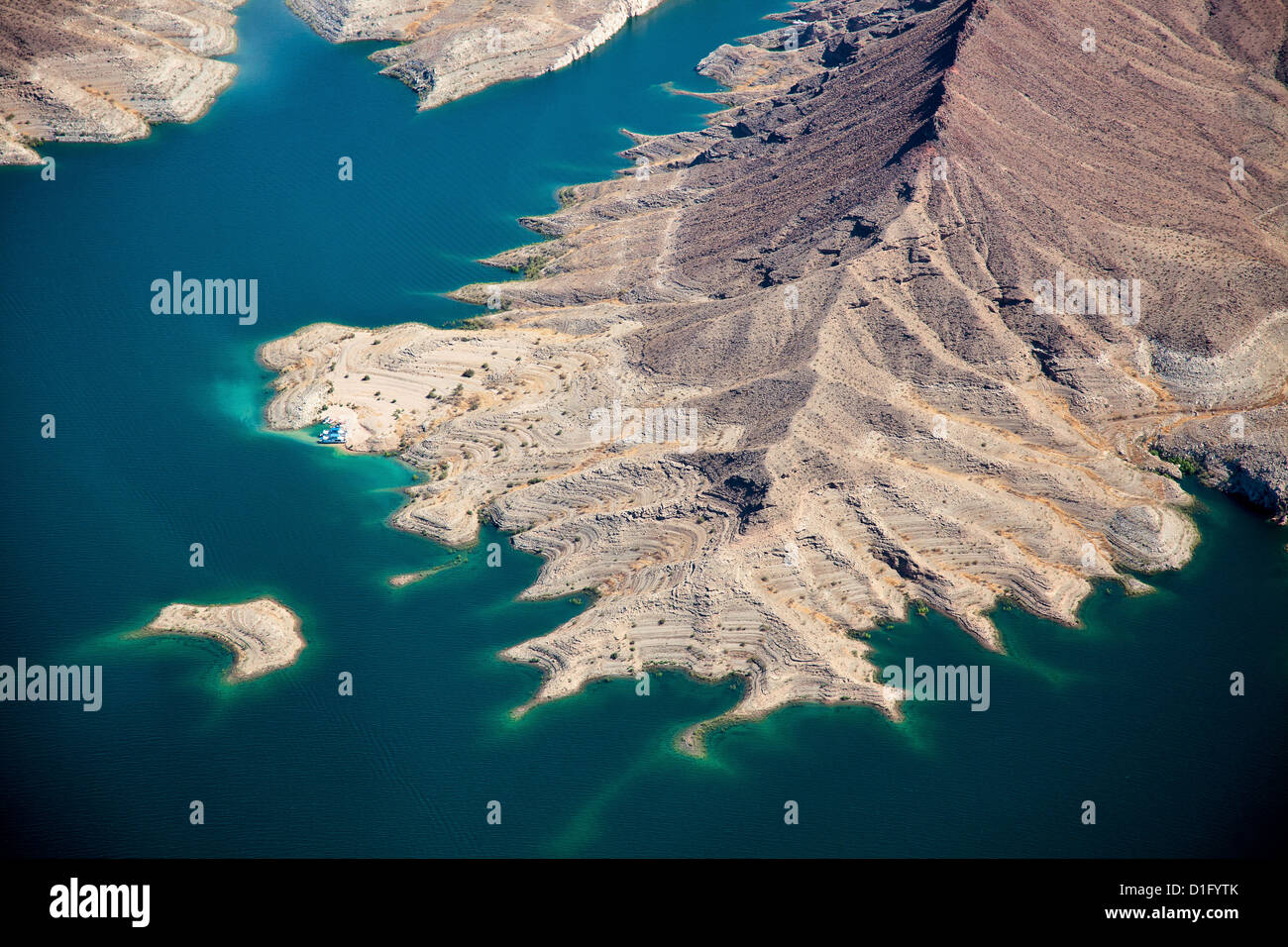 Aerial view of Lake Mead Stock Photo - Alamy