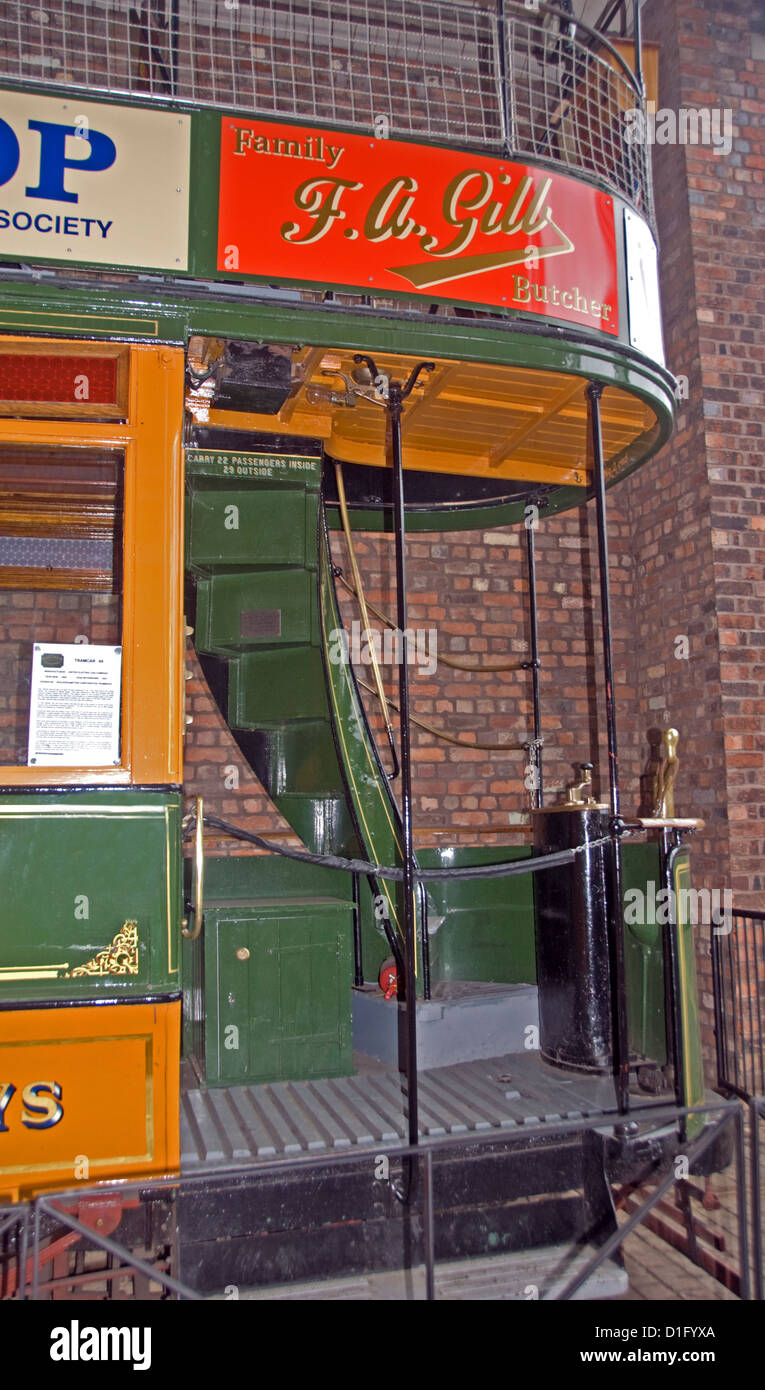 WEST MIDLANDS; DUDLEY; BLACK COUNTRY LIVING MUSEUM; DRIVER'S STEERING ...