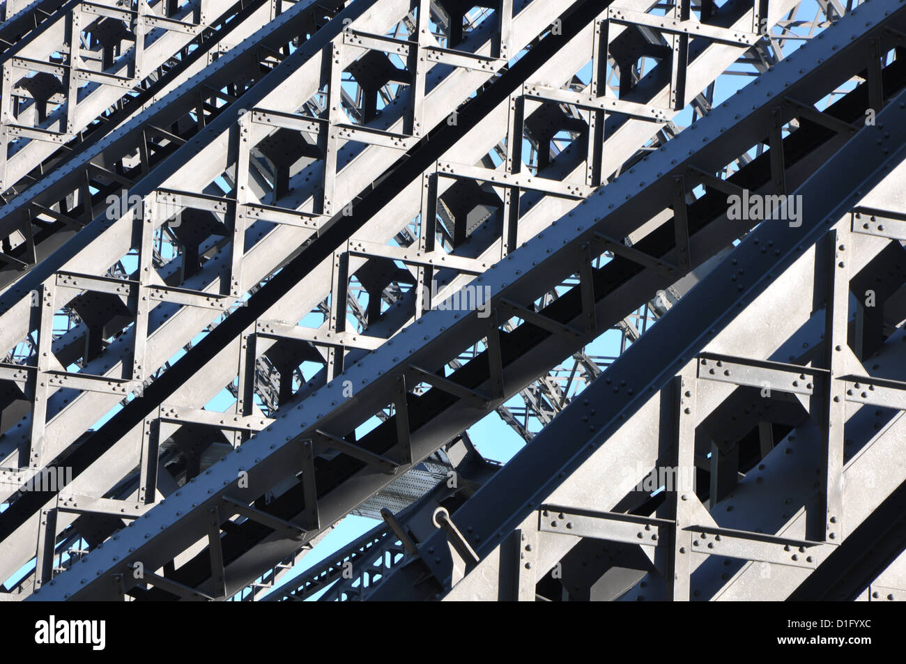 Sydney Harbour Bridge Beam supports Stock Photo - Alamy