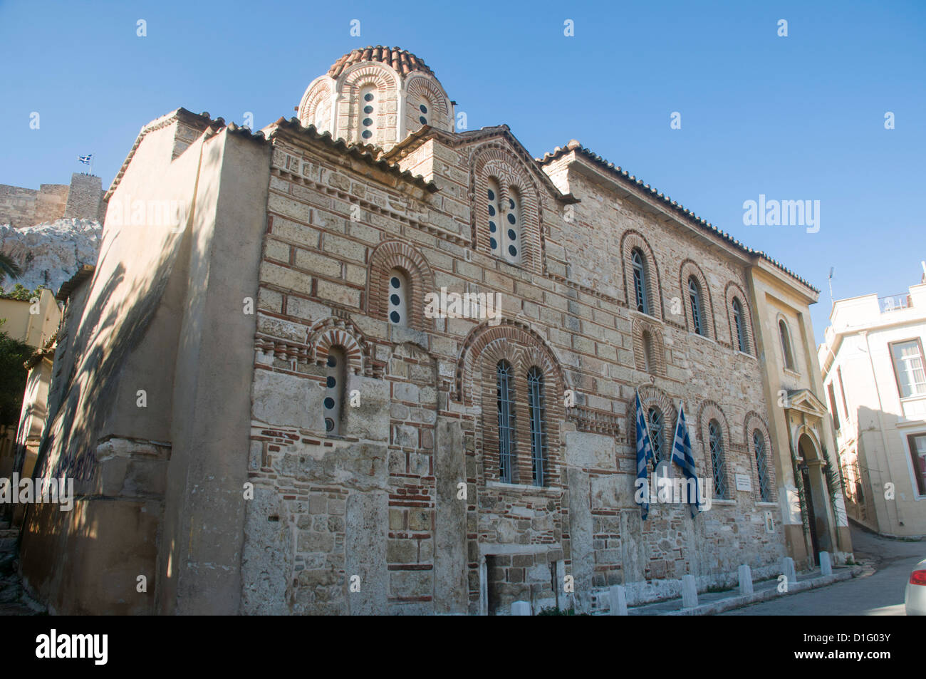 Byzantine style Church of St Nicholas Ragkava, Plaka, Athens, Greece ...