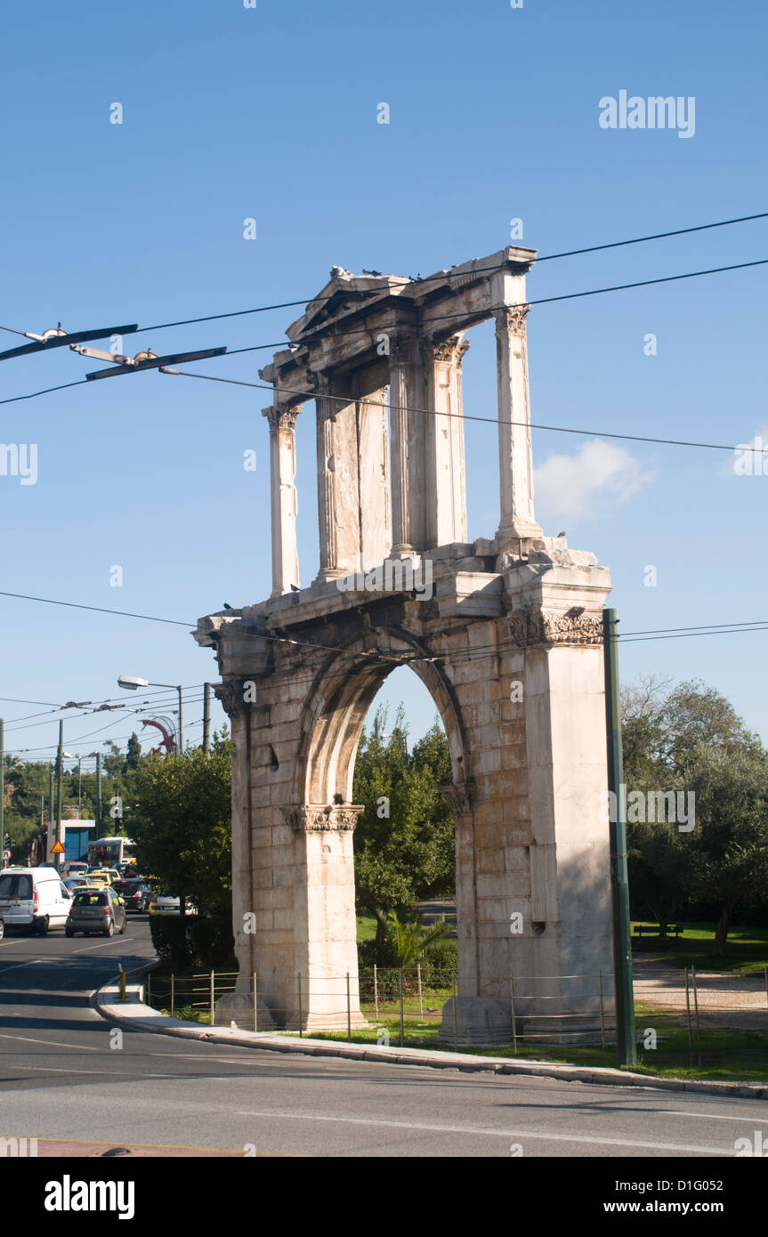 Greece, Athens, Hadrian's Triumphal Arch Stock Photo - Alamy