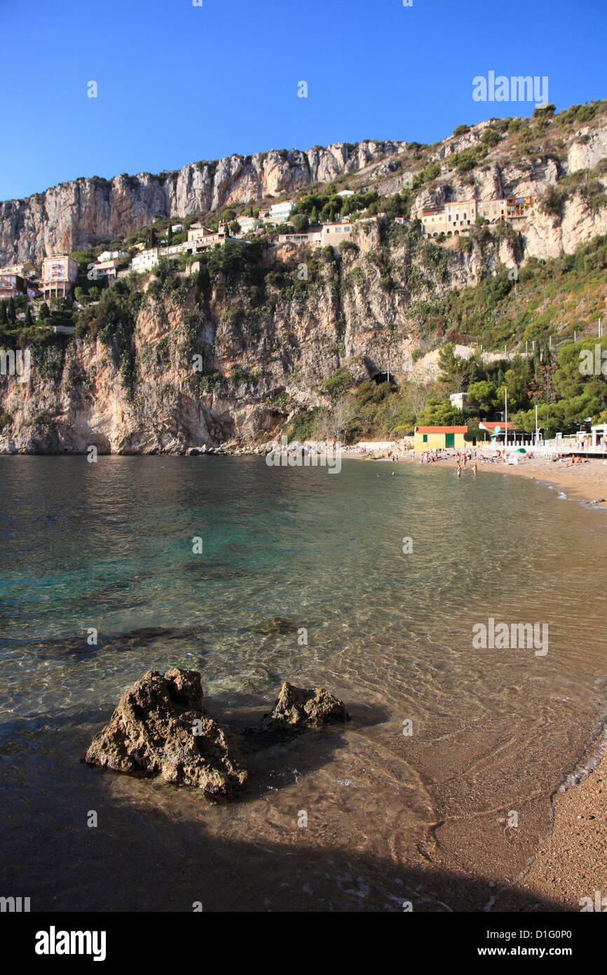 Mala Beach, Cap d'Ail, Provence, Cote d'Azur, French Riviera ...