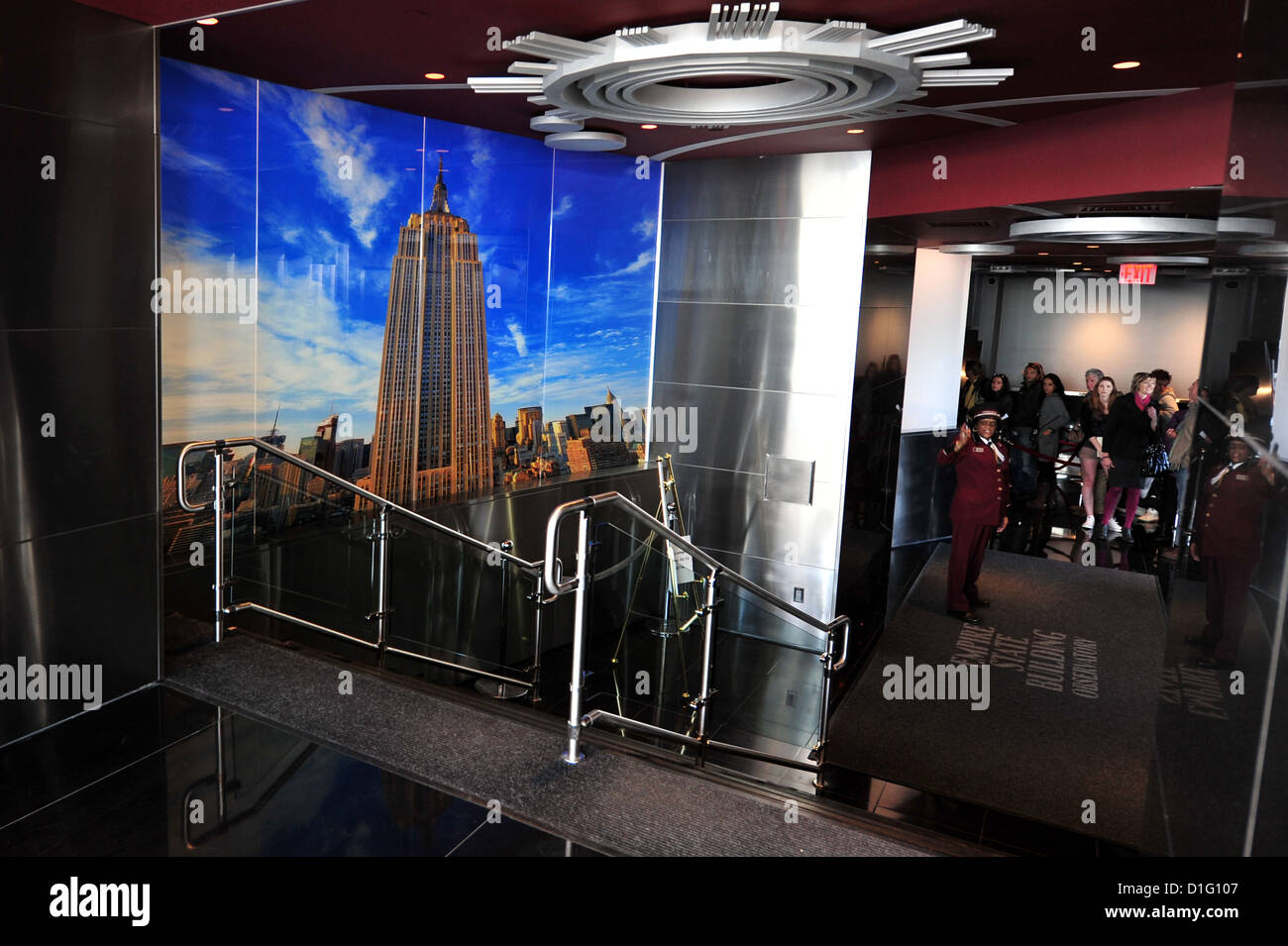 Empire State Building Interior New York High Resolution Stock ...