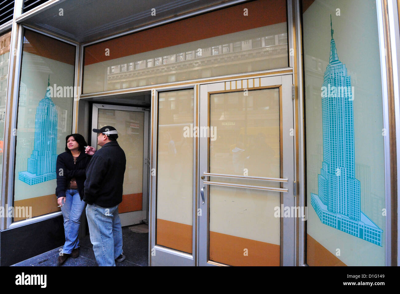 Woman Smoking Outside Office High Resolution Stock Photography and ...