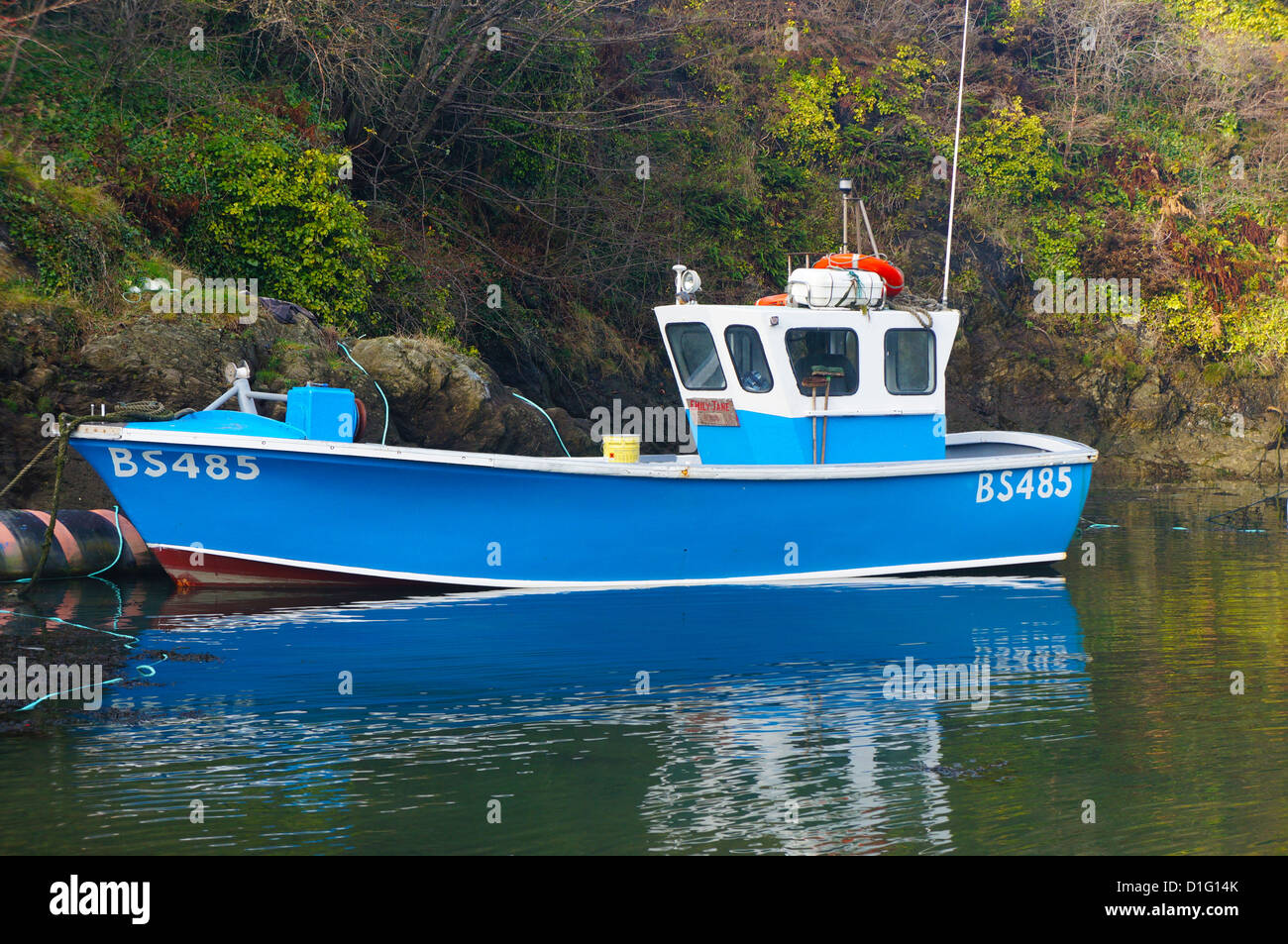 Amlwch Port Amlwch Anglesey North Wales Uk.Fishing boat. BS485 Emily ...
