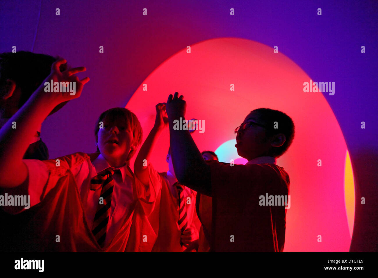 inside Colourscape colorscape, bright saturated color art installation ...