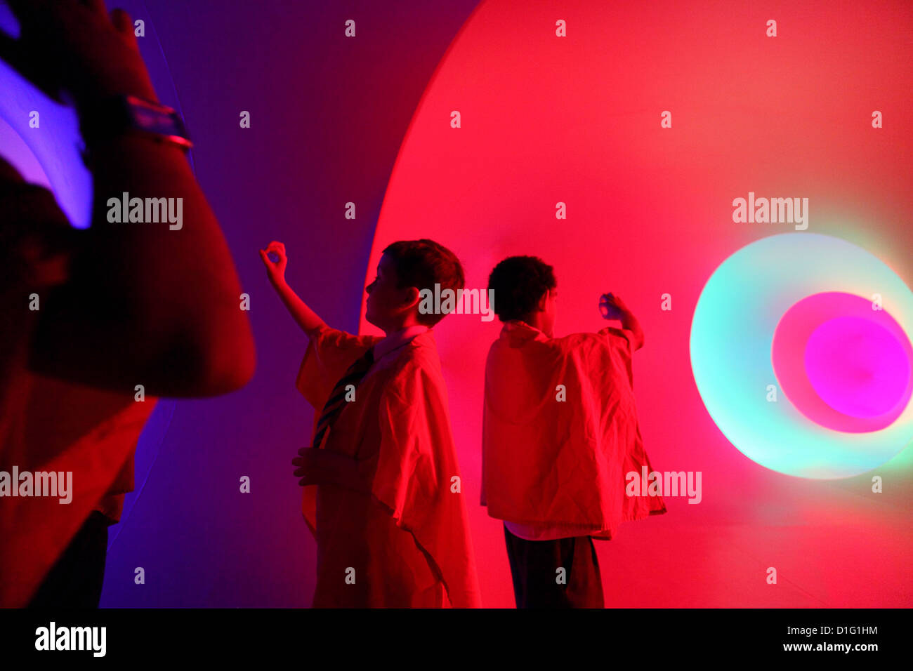 inside Colourscape colorscape, bright saturated color art installation ...