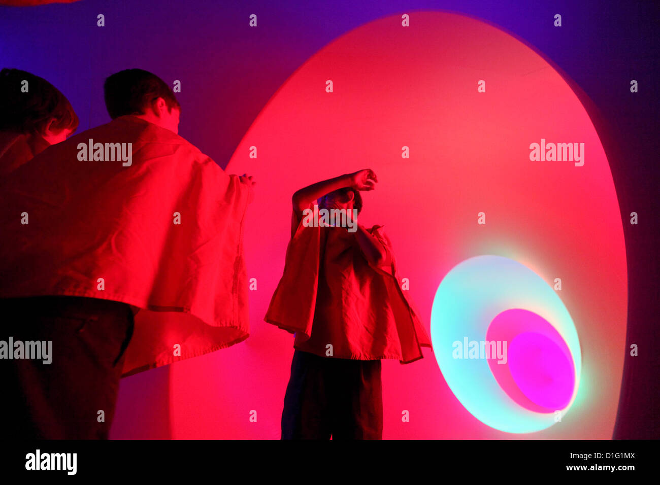 inside Colourscape colorscape, bright saturated color art installation ...