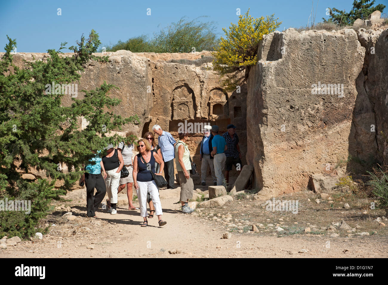 Tombs of the Kings Archaeological Park in Paphos Cyprus historic Pafos ...