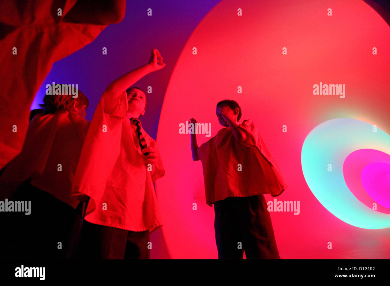 inside Colourscape colorscape, bright saturated color art installation ...