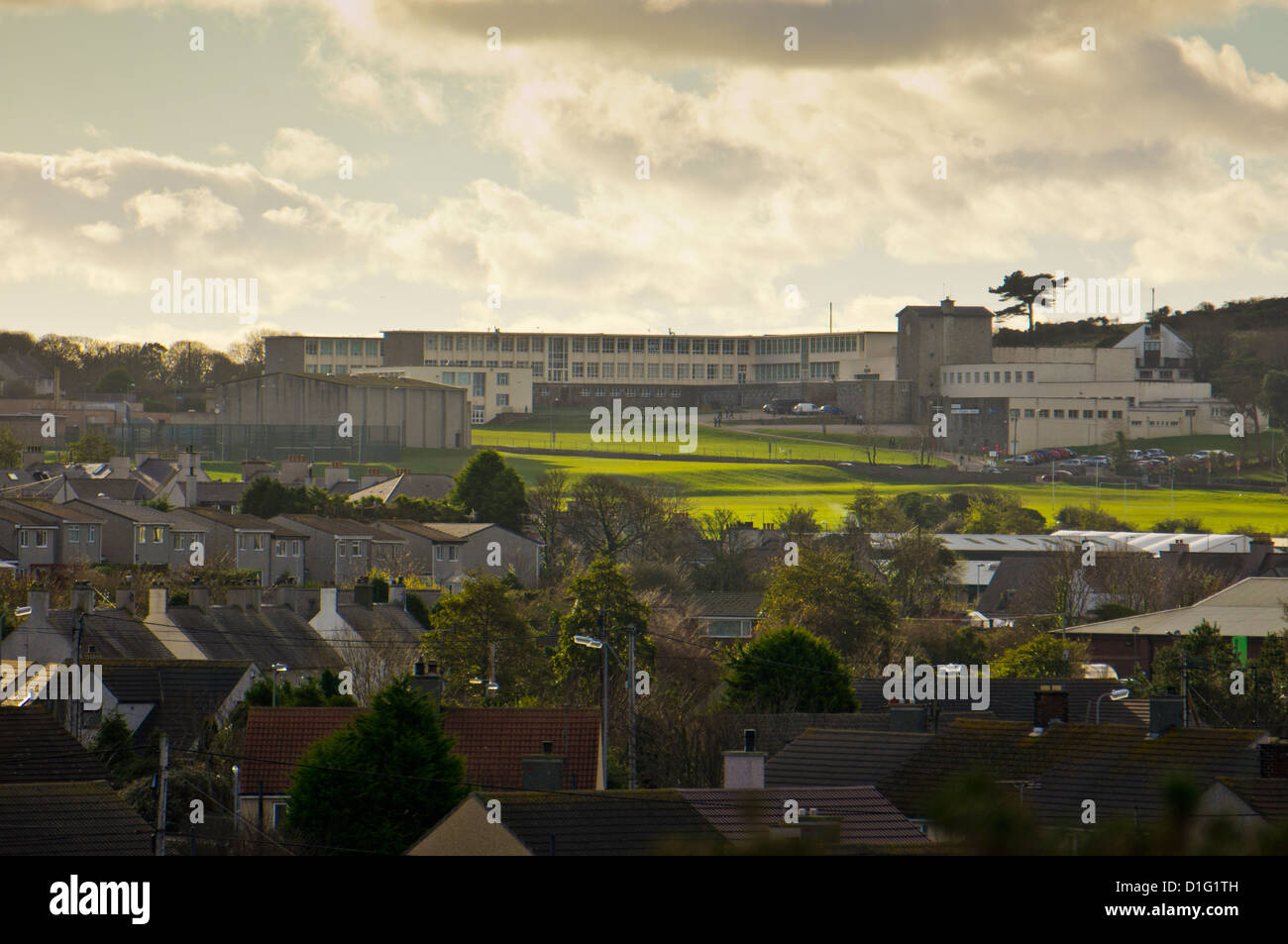 Sir Thomas Jones School Amlwch Anglesey North Wales Uk Stock Photo - Alamy