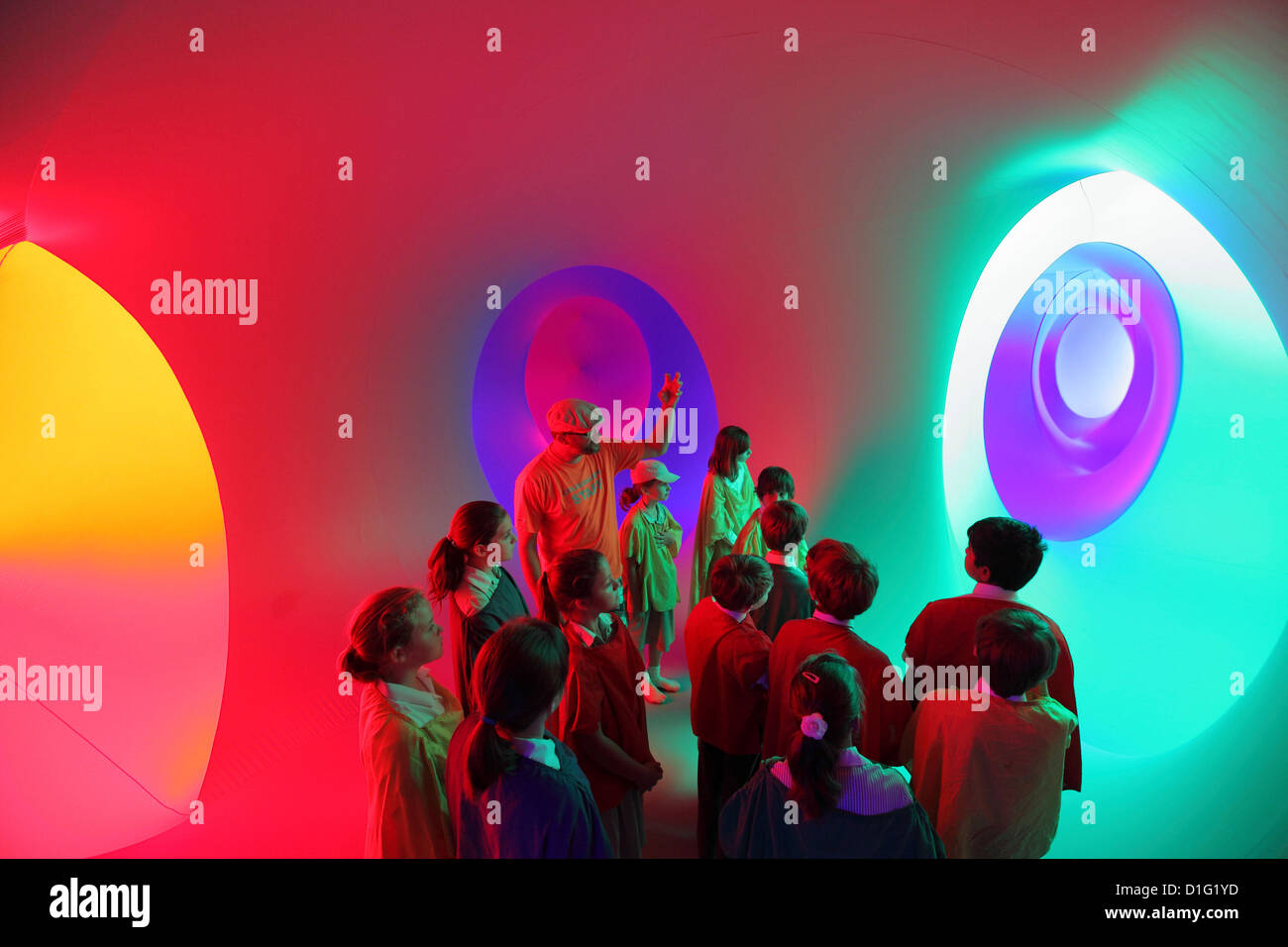 inside Colourscape colorscape, bright saturated color art installation ...