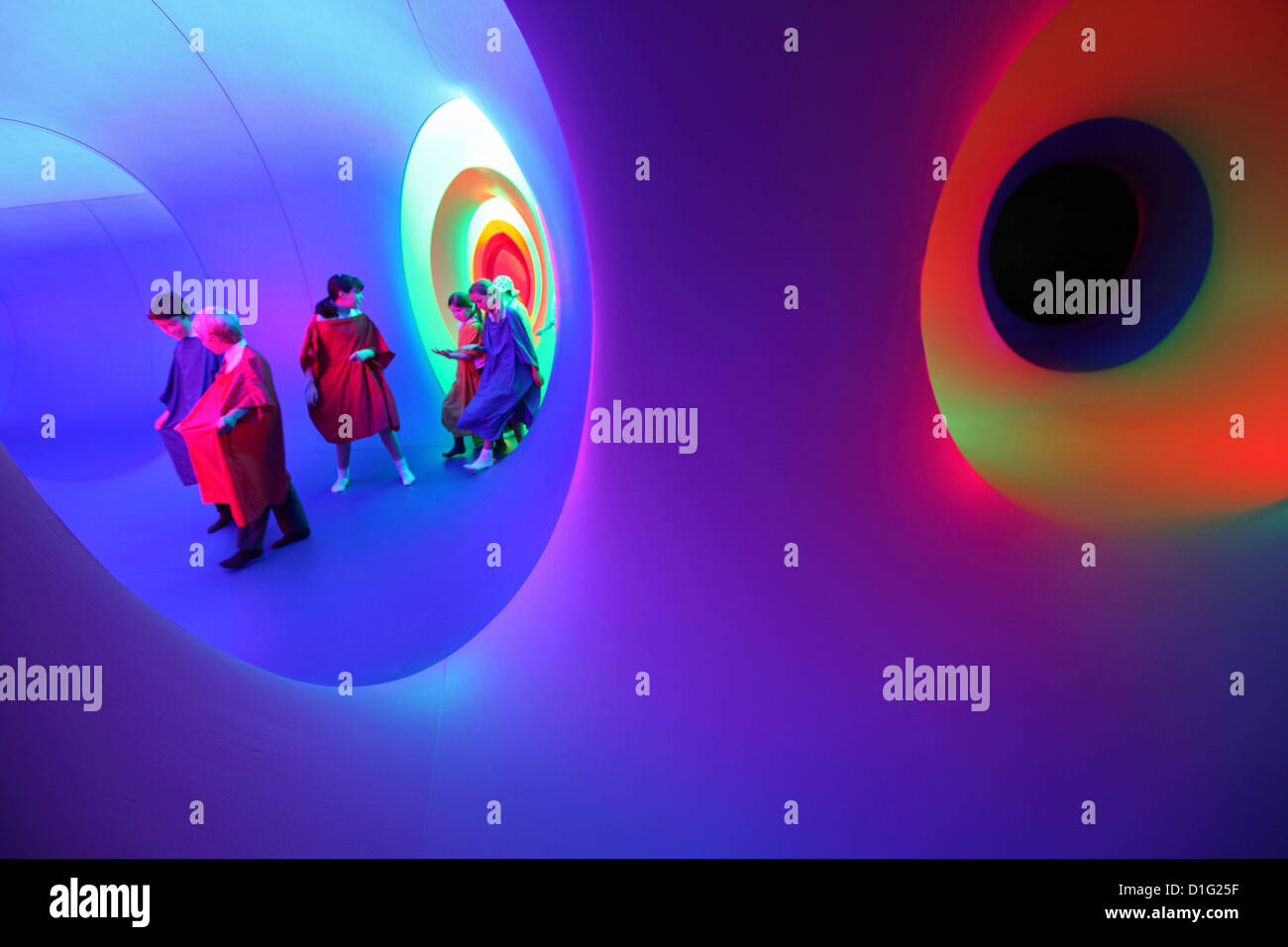 inside Colourscape colorscape, bright saturated color art installation ...