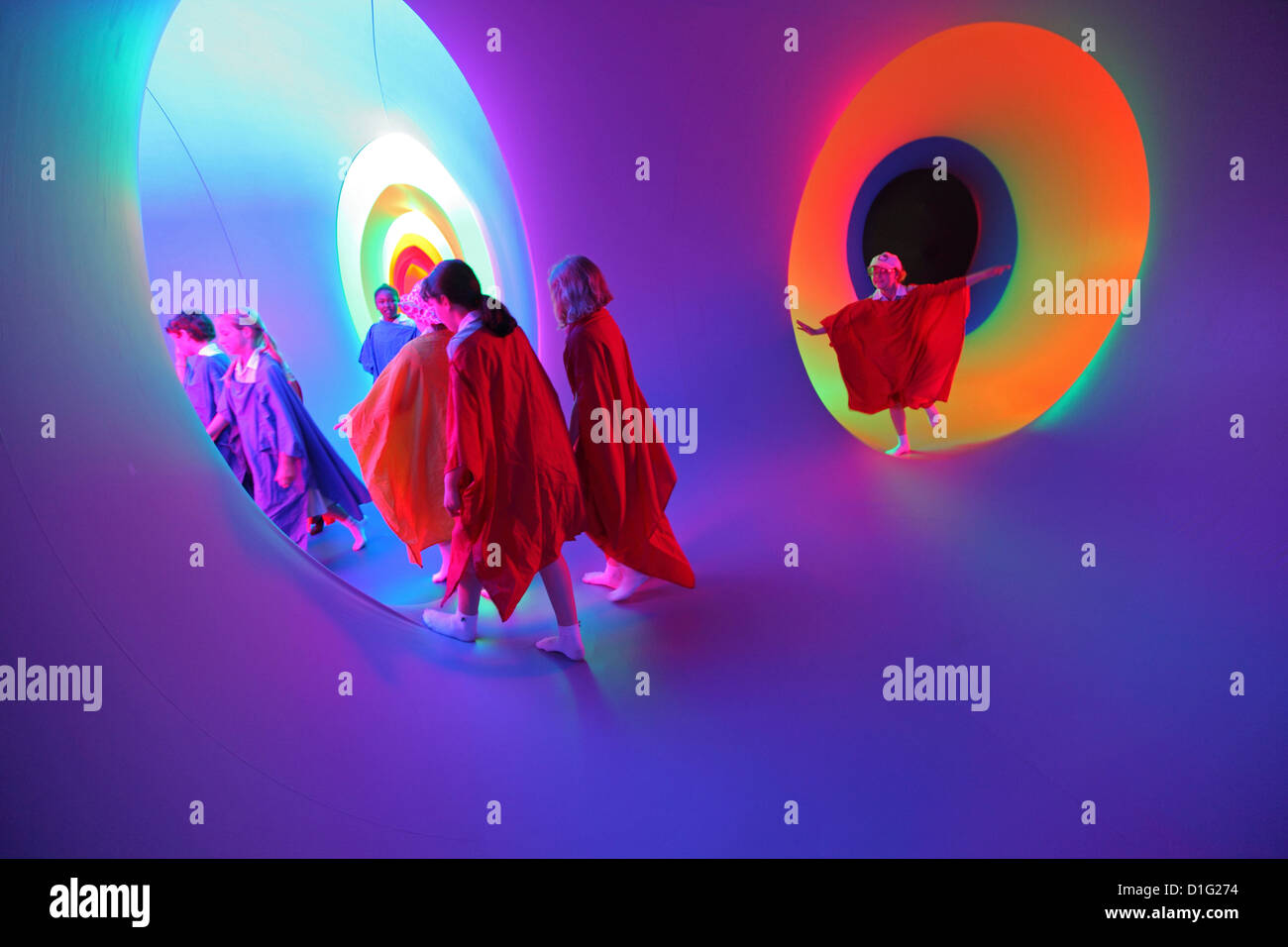 inside Colourscape colorscape, bright saturated color art installation ...