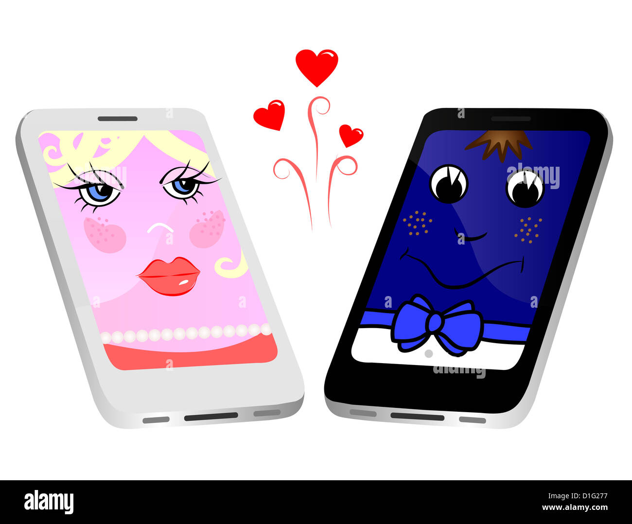 Live chat phone Cut Out Stock Images & Pictures - Alamy