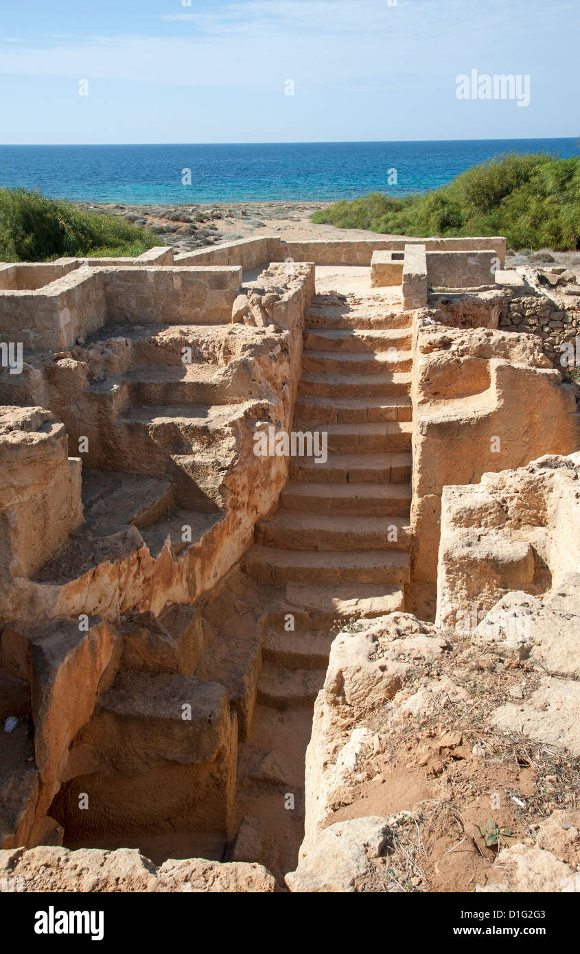Tombs of the Kings Archaeological Park in Paphos Cyprus historic Pafos ...