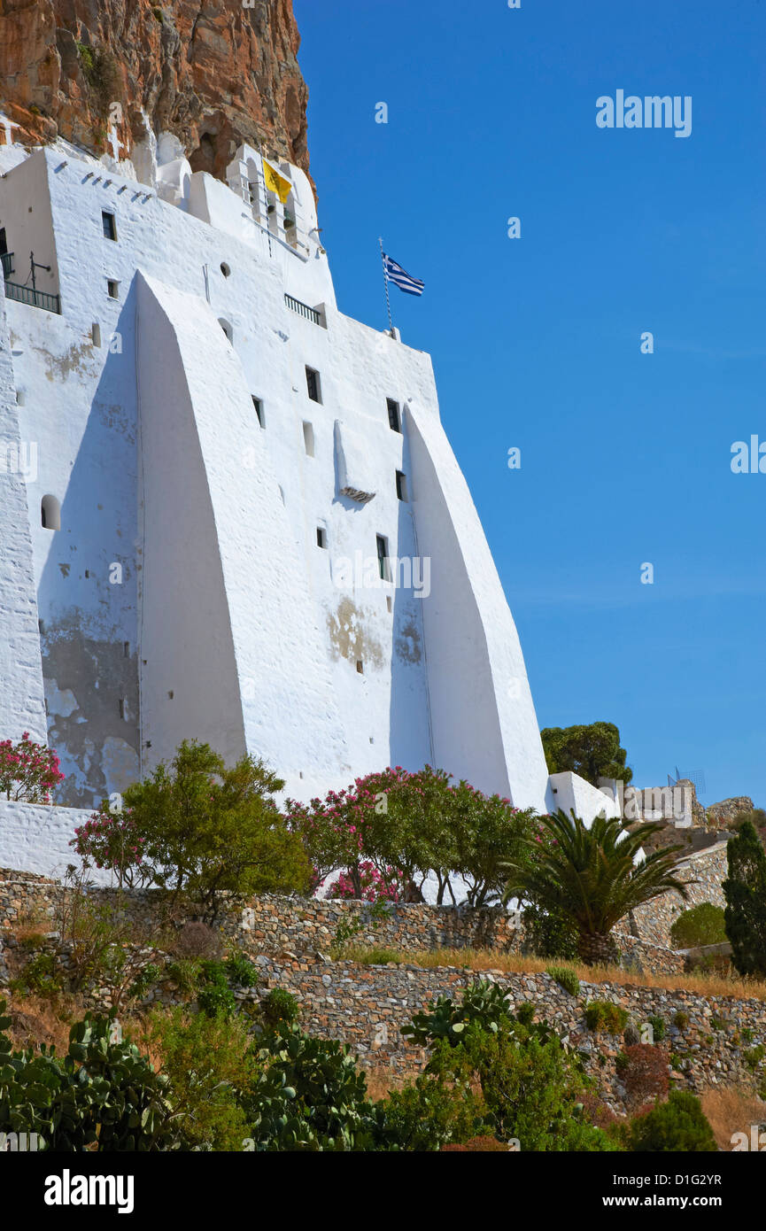 Hozoviotissa monastery, Amorgos, Cyclades, Greek Islands, Greece ...
