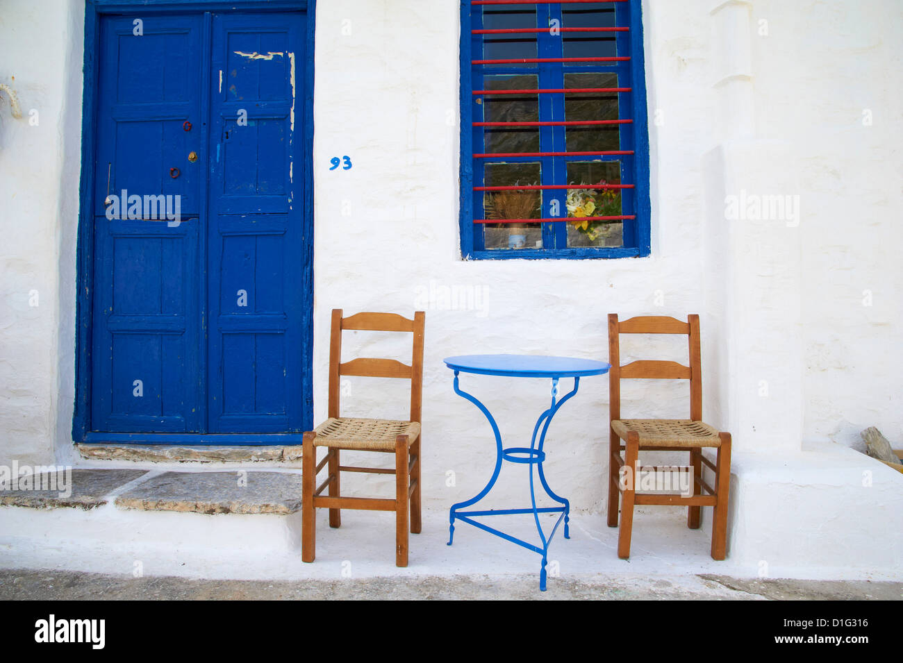 Langada village, Amorgos, Cyclades, Aegean, Greek Islands, Greece ...