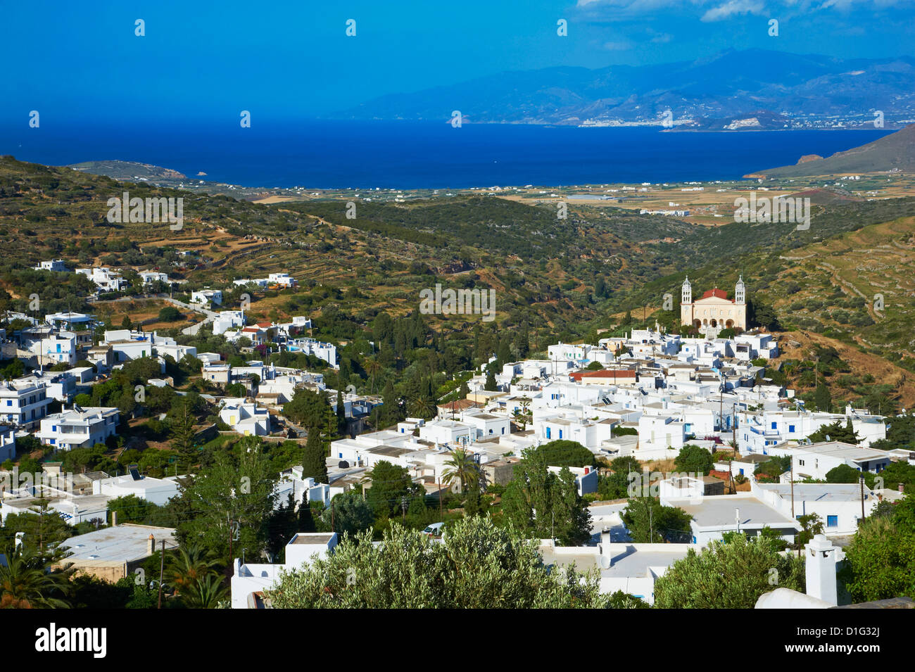 Traditional village of Lefkes, Paros, Cyclades, Aegean, Greek Islands ...