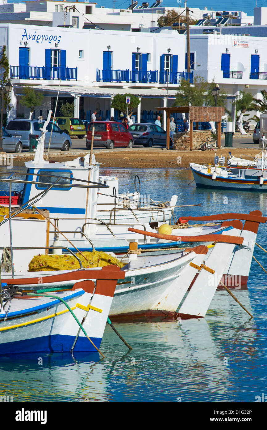 Harbour antiparos paros cyclades greek hi-res stock photography and ...