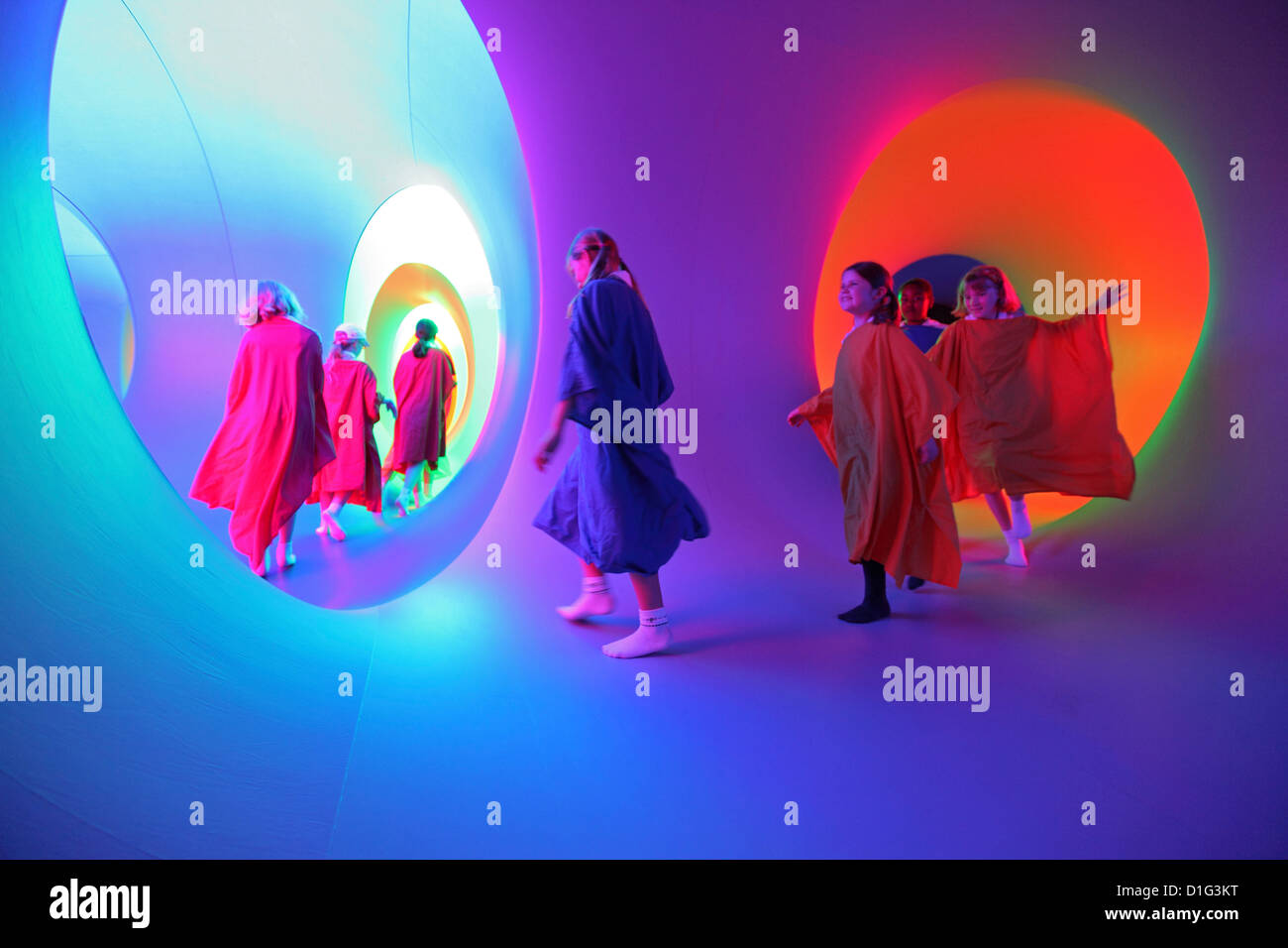 inside Colourscape colorscape, bright saturated color art installation ...