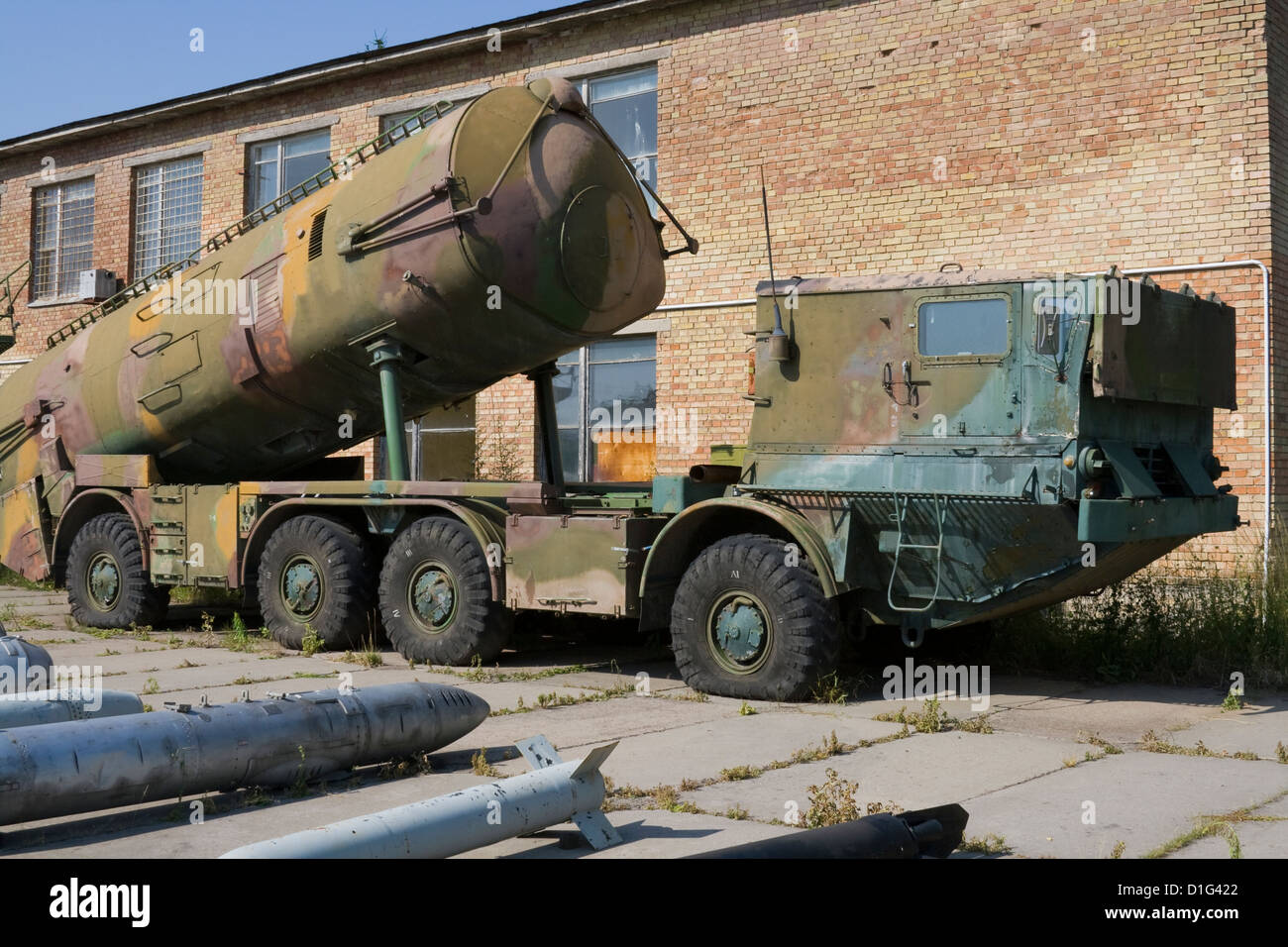Abandoned soviet ballistic nuclear missiles launcher Stock Photo - Alamy