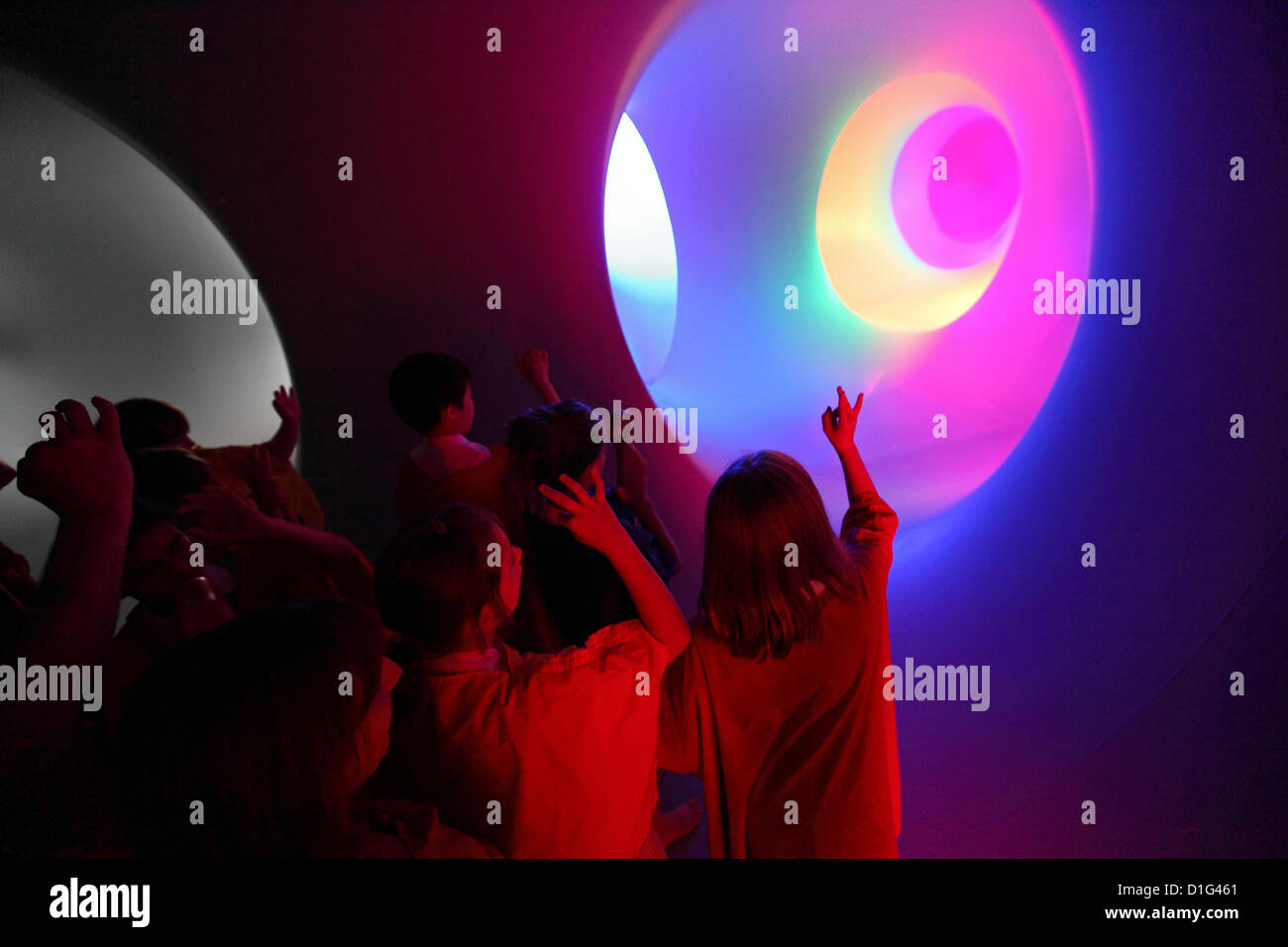 inside Colourscape colorscape, bright saturated color art installation ...