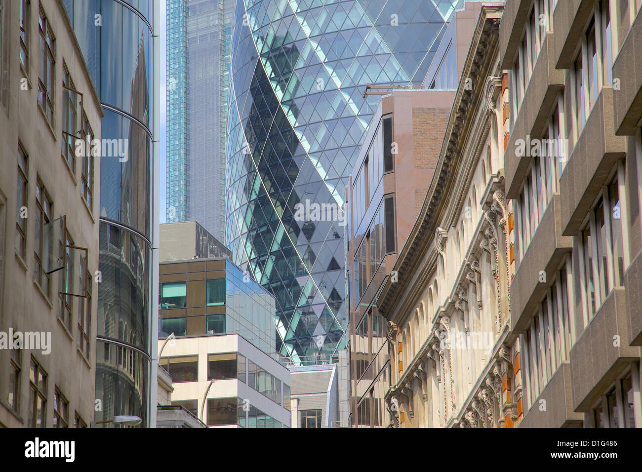The Gherkin (Swiss Re Building), City of London, London, England ...