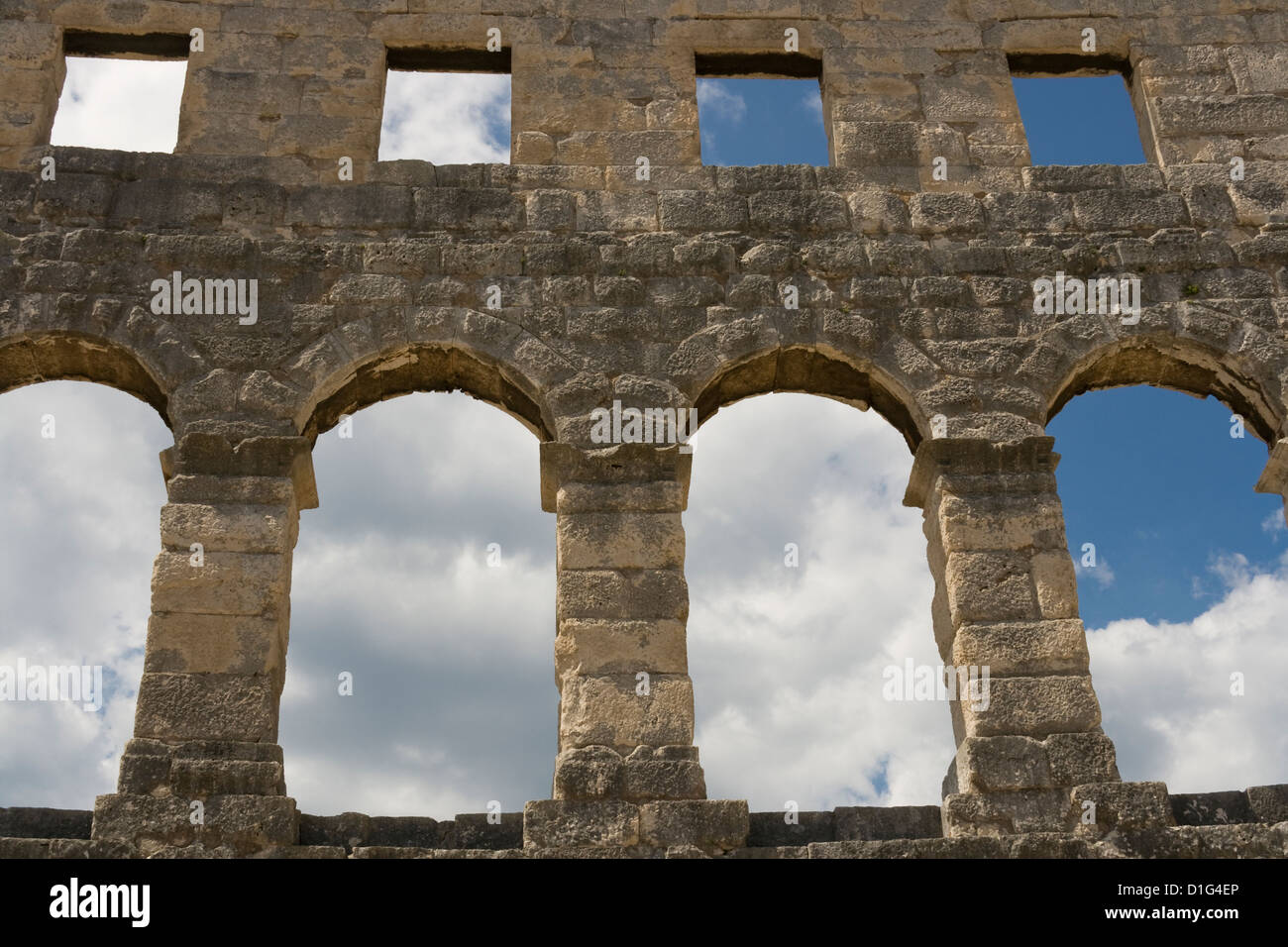 One of the best preserved ancient Roman arenas (similar to the famous ...