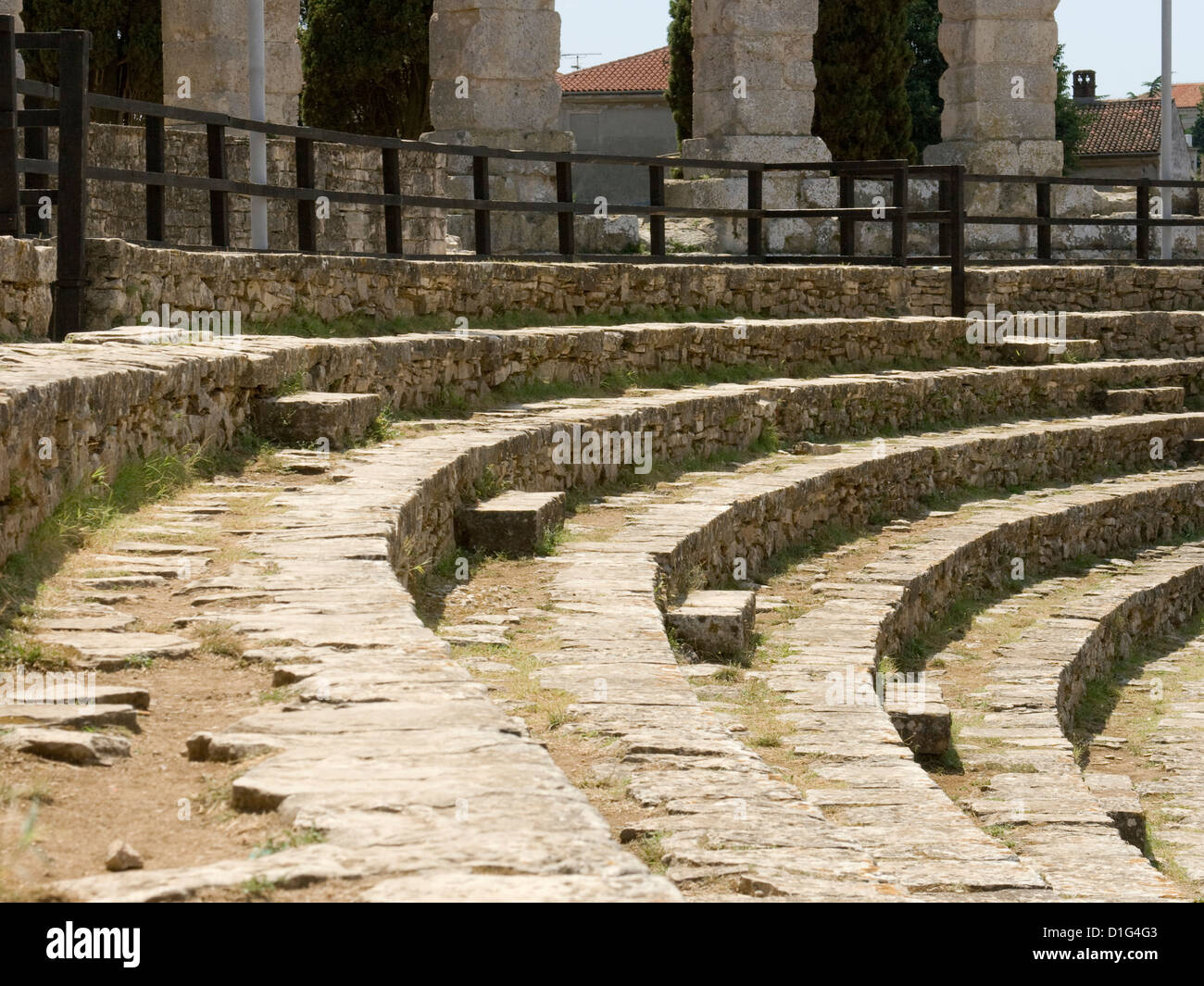 One of the best preserved ancient Roman arenas (similar to the famous ...
