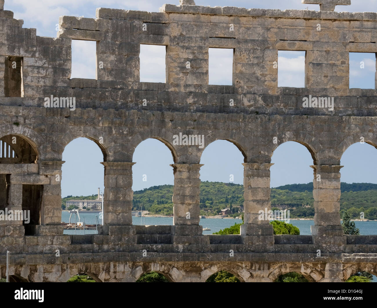 One of the best preserved ancient Roman arenas (similar to the famous ...