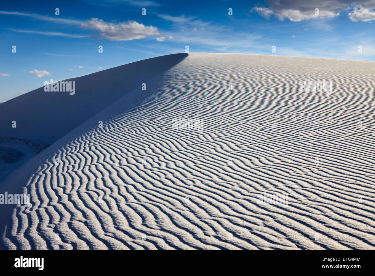 White Sands National Monument landscape Stock Photo - Alamy
