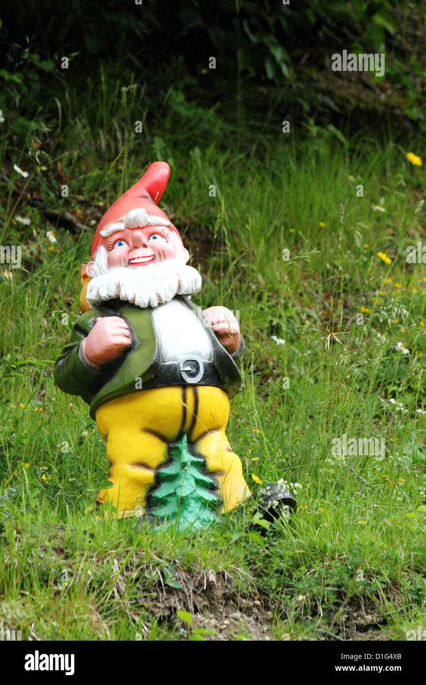 Swiss Garden Gnome Stock Photo - Alamy