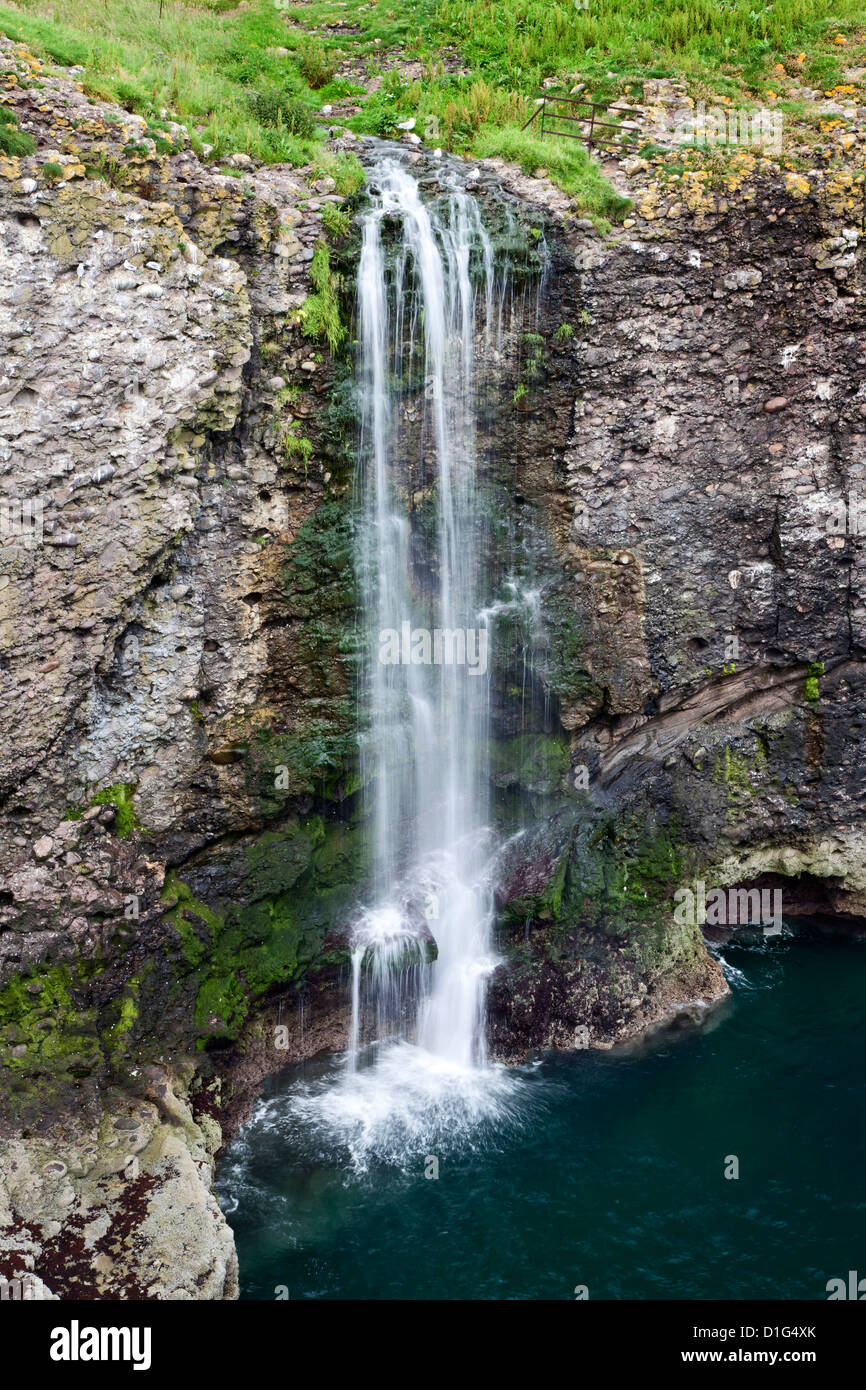 Crawton Burn Waterfall at Trollochy, Crawton, Aberdeenshire, Scotland ...