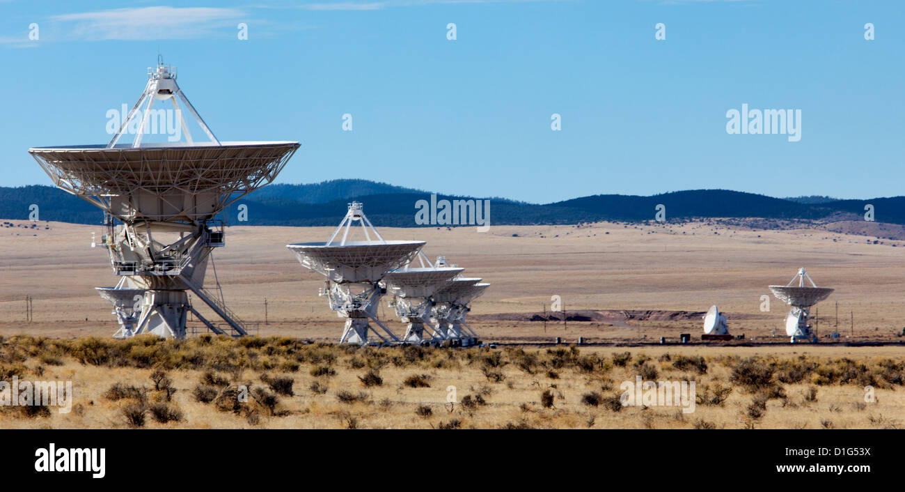 Very Large Array astronomical radio observatory, New Mexico Stock Photo ...
