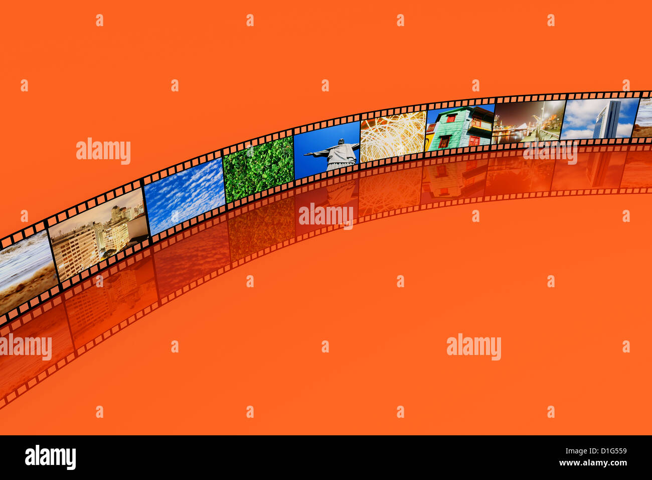 A Photo film. 3D rendered Illustration Stock Photo - Alamy
