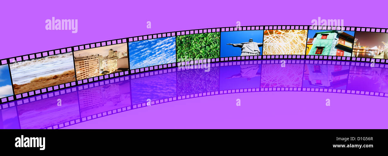 A Photo film. 3D rendered Illustration Stock Photo - Alamy