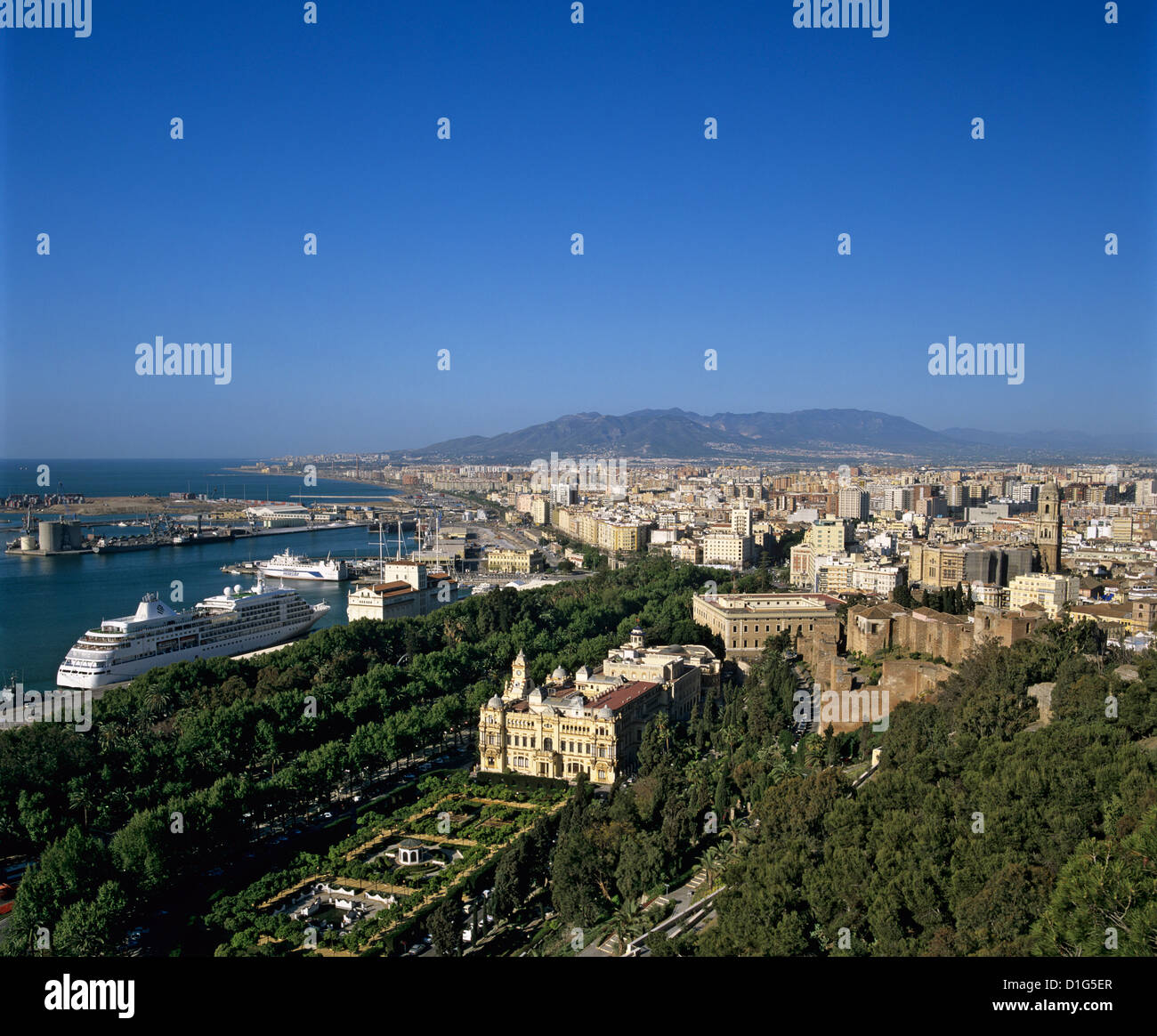 Castillo de gibralfaro view hi-res stock photography and images - Alamy
