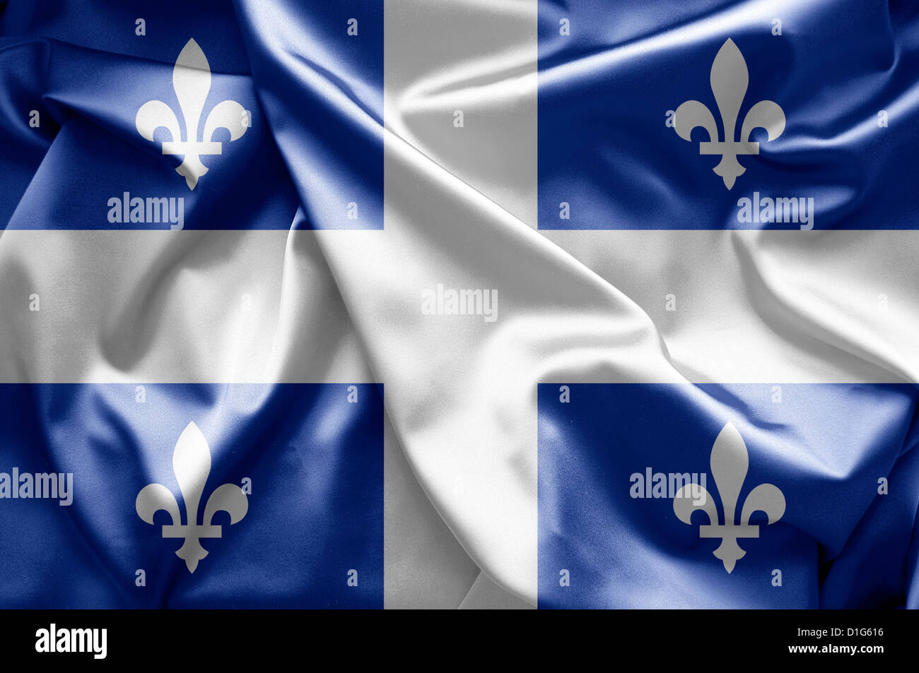 Canadian state quebec flag hi-res stock photography and images - Alamy