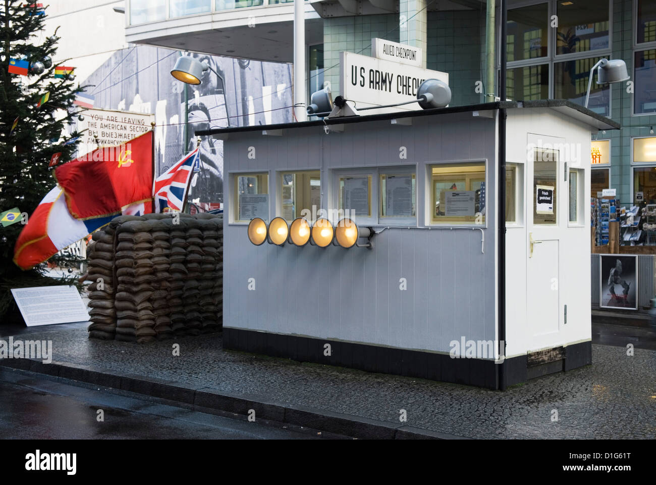 Check Point Charlie, Berlin, Germany, Europe Stock Photo - Alamy