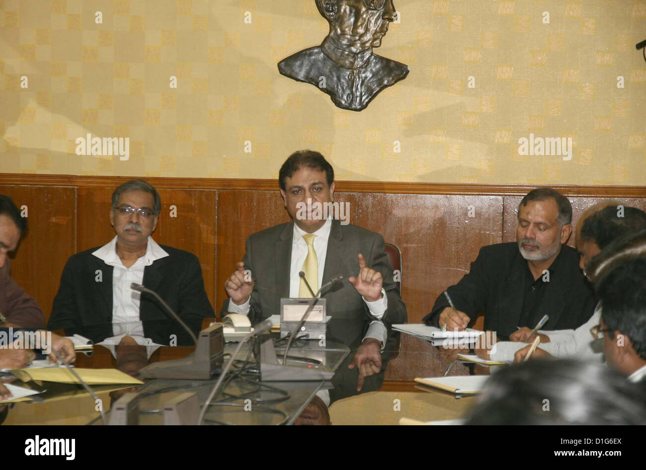 Pakistan Television (PTV) Director, Yousaf Mirza Baig addresses to ...