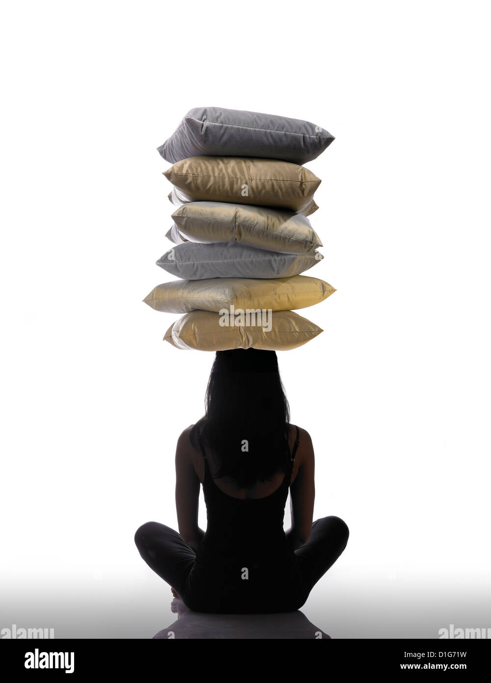 woman in balance Stock Photo - Alamy