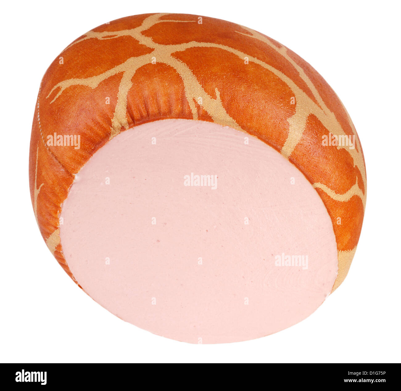 one sausage isolated Stock Photo - Alamy